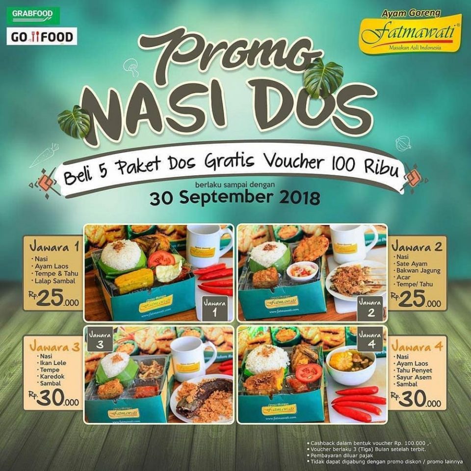 Paket Nasi Dos JAWARA dari Ayam Goreng Fatmawati | Makassar Kuliner